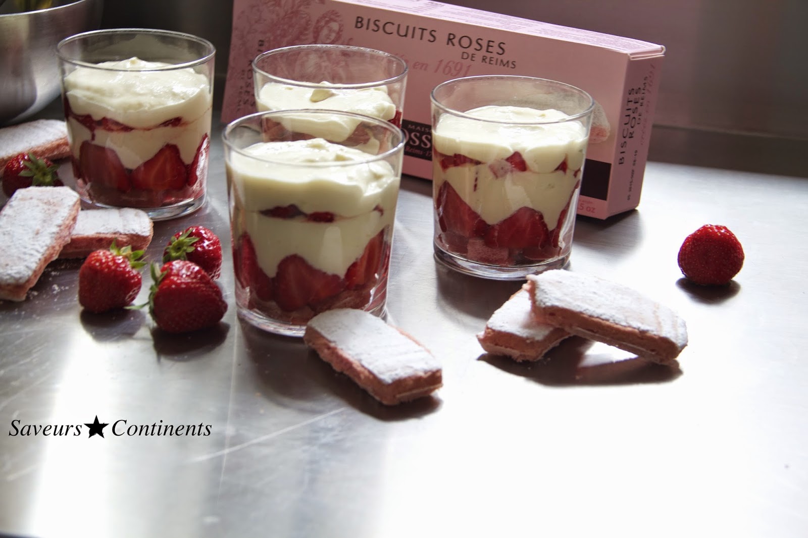 Tiramisu au biscuits roses de Reims